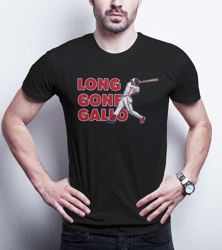 Long Gone Gallo Minnesota Baseball Player Number 13 T-Shirt