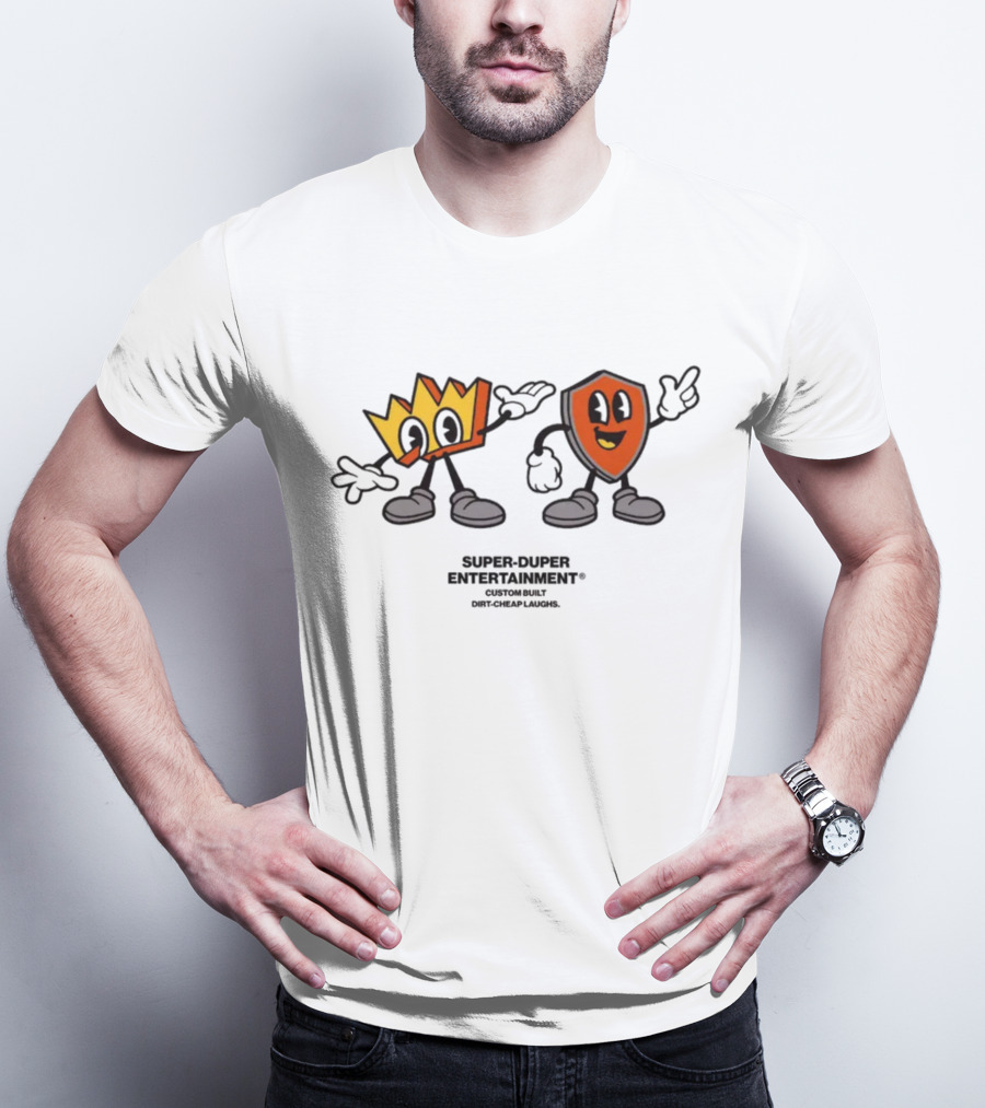 Otk Inc Super-Duper Entertainment Cartoon Characters T-Shirt