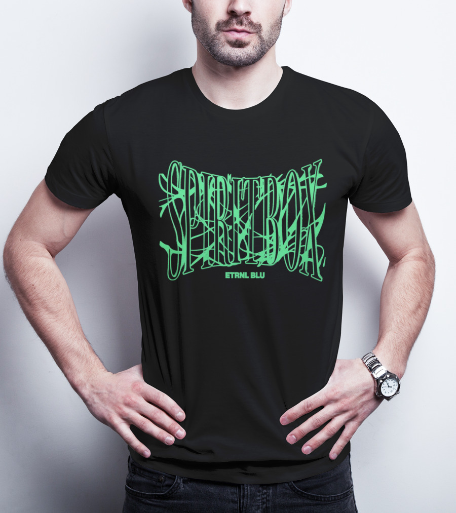 Spiritbox Phosphenetic Etrnl Blu Mineral Black T-Shirt