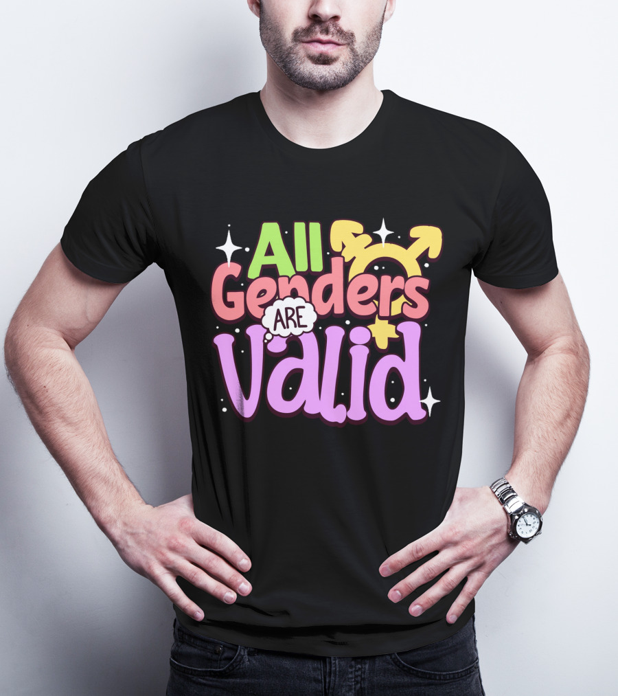 All Genders Are Valid Symbolic Gender Equality T-Shirt
