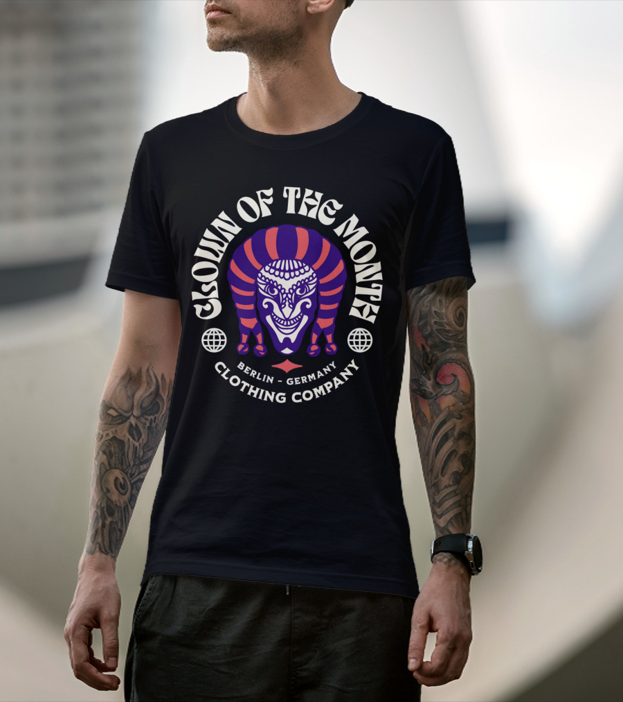 Clown Of The Month Berlin Germany Clothing Company T-Shirt