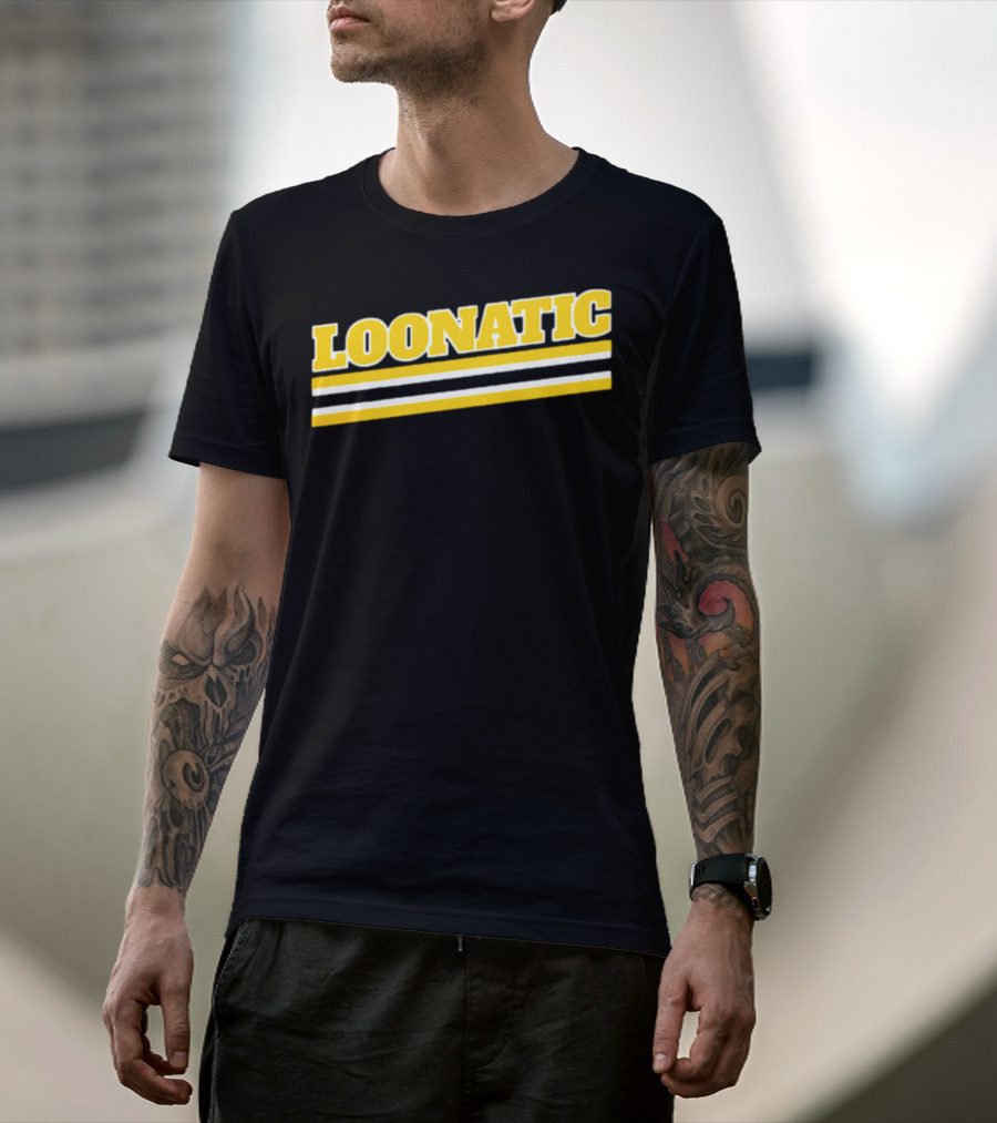 LOONATIC Bold Yellow Stripes T-Shirt
