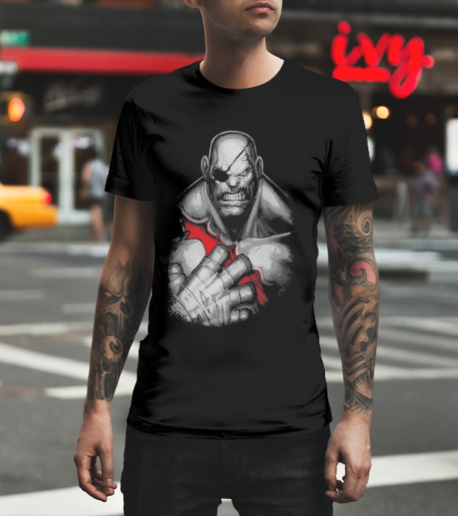 Sagat Street Fighter Character T-Shirt