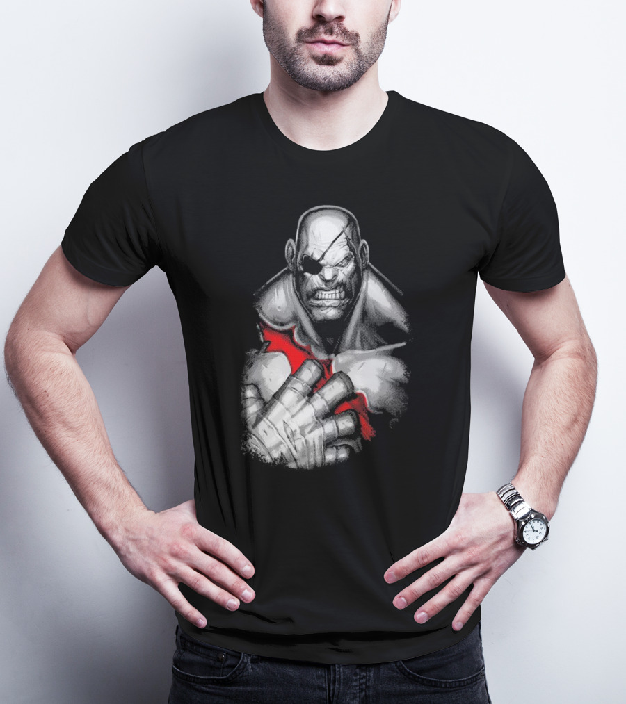 Sagat Street Fighter Character T-Shirt