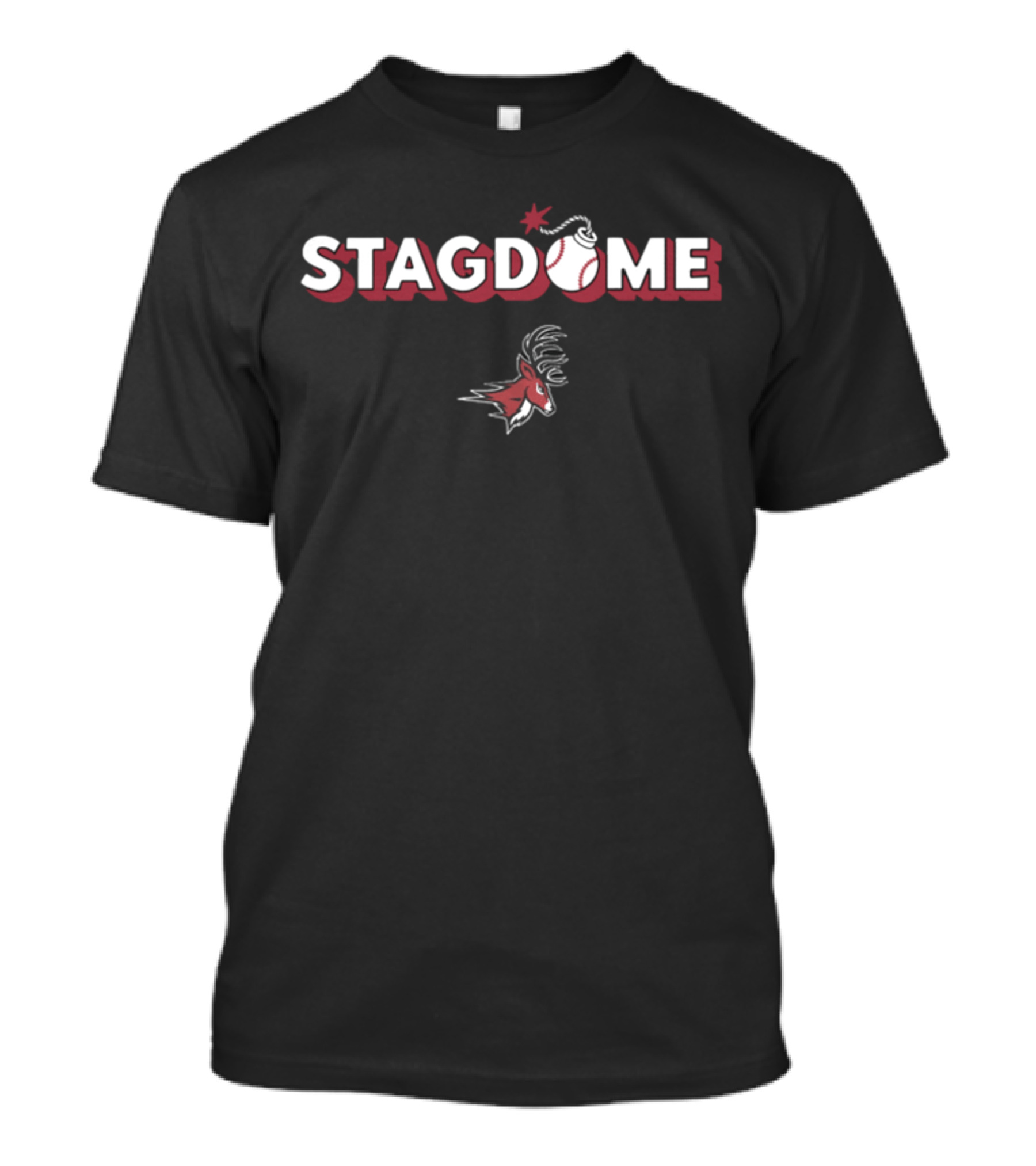 Stagdome Baseball Bomb Buck T-Shirt