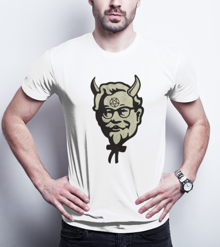 Colonel Satan Devil Horns Pentagram T-Shirt