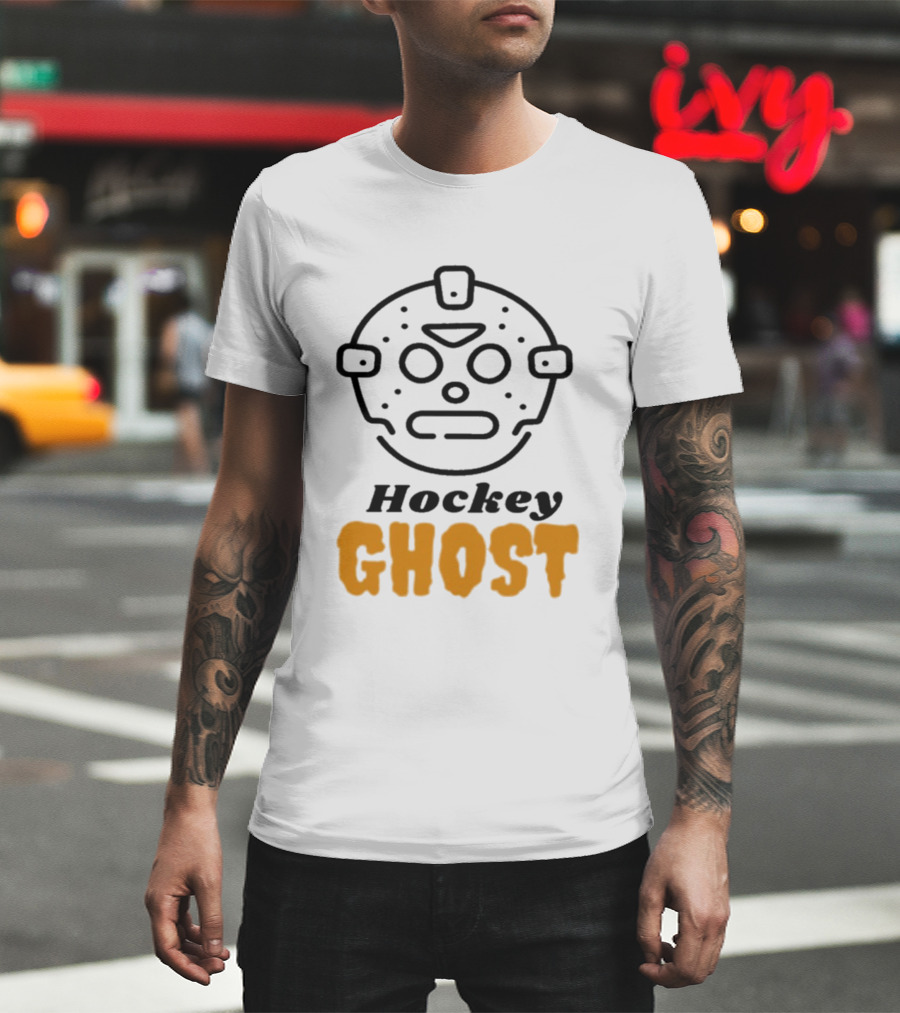 Hockey Ghost Mask Phantom Horror T-Shirt