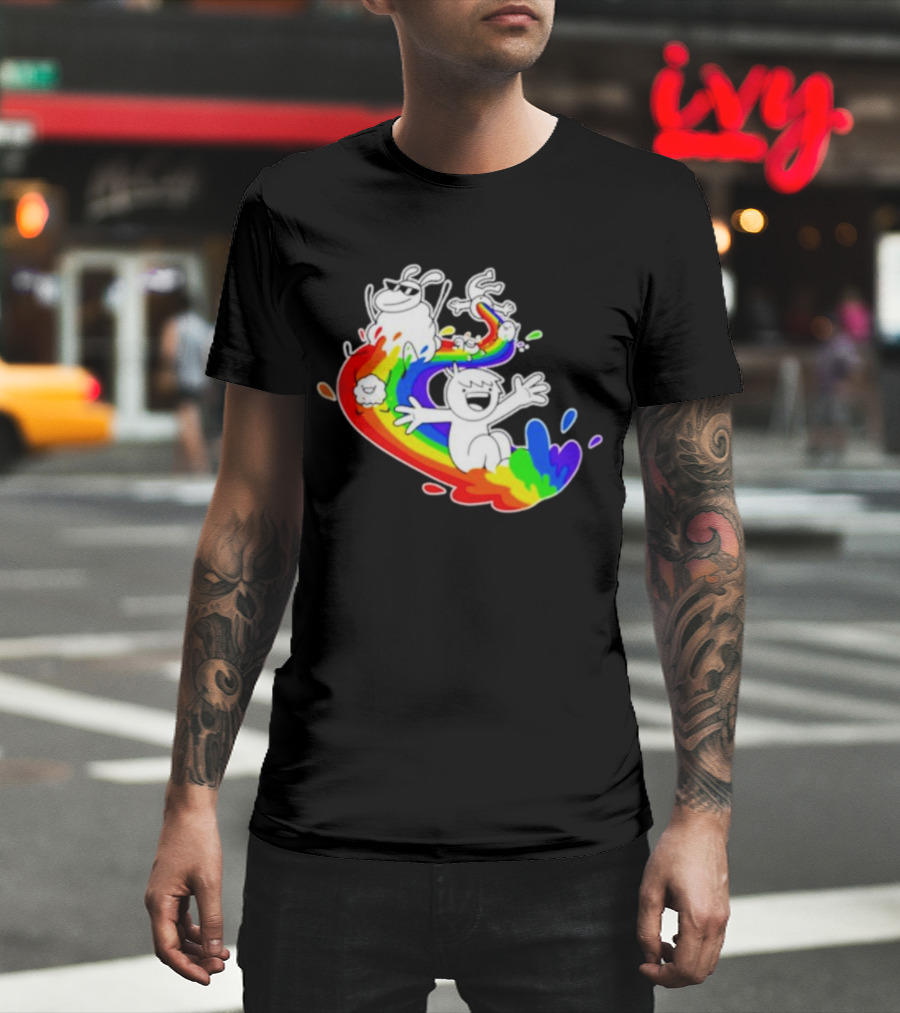 Pride Flavour Rainbow Ride Characters Limited Run T-Shirt
