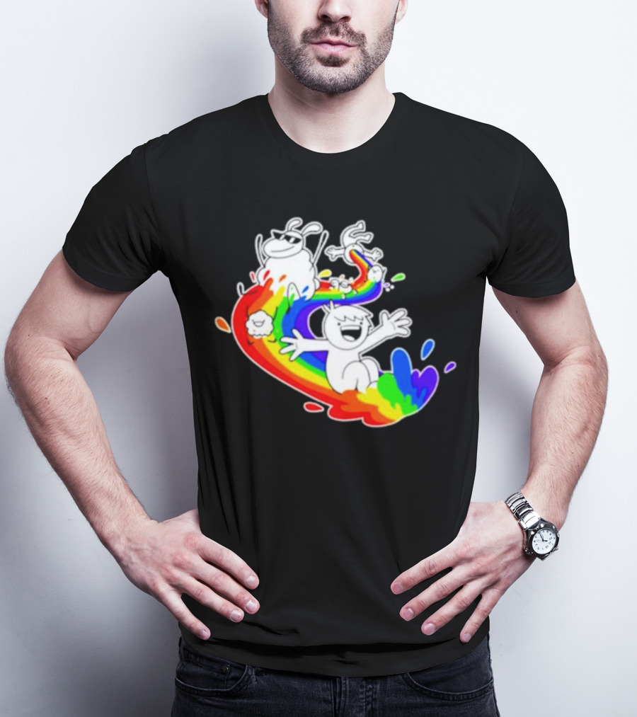 Pride Flavour Rainbow Ride Characters Limited Run T-Shirt