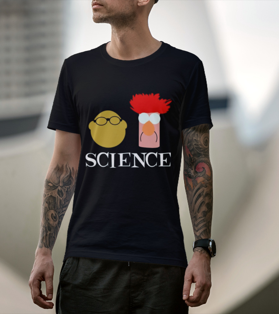 Science Beaker Bunsen Muppet T-Shirt