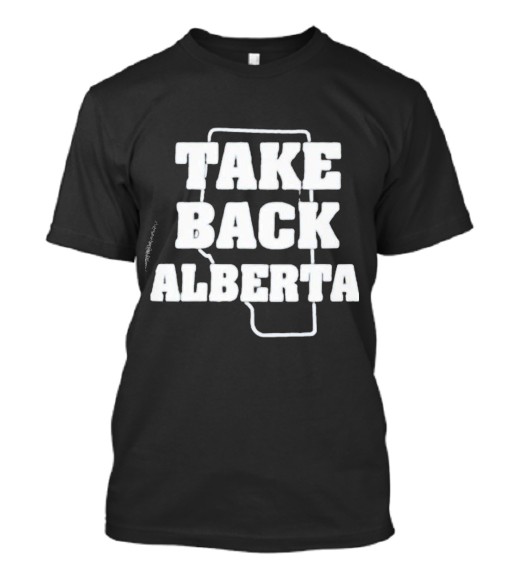 Take Back Alberta Map Outline T-Shirt