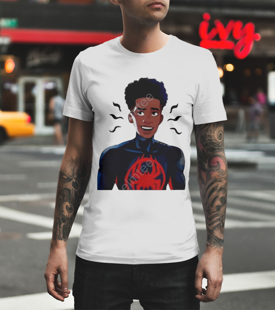 Spider Fam Charms Miles Across The Spider Verse T-Shirt