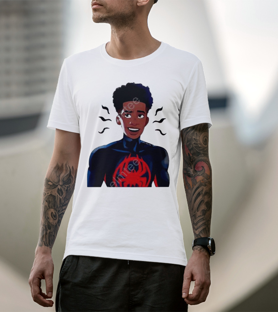 Spider Fam Charms Miles Across The Spider Verse T-Shirt