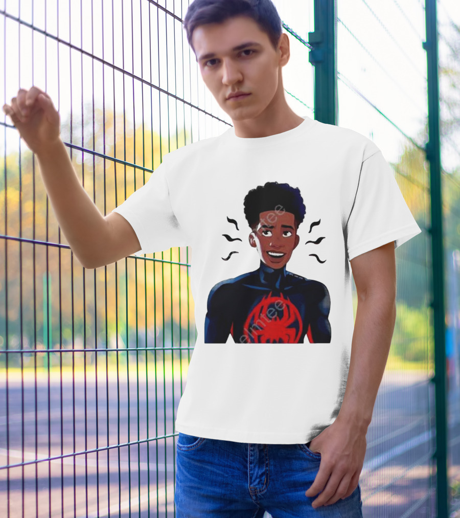 Spider Fam Charms Miles Across The Spider Verse T-Shirt