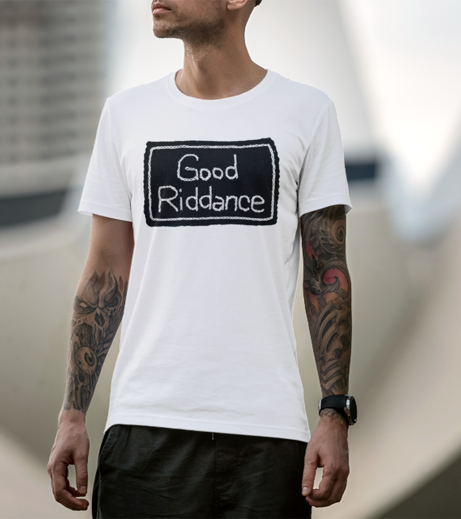 Gracie Abrams Good Riddance Crochet Black Patch T-Shirt