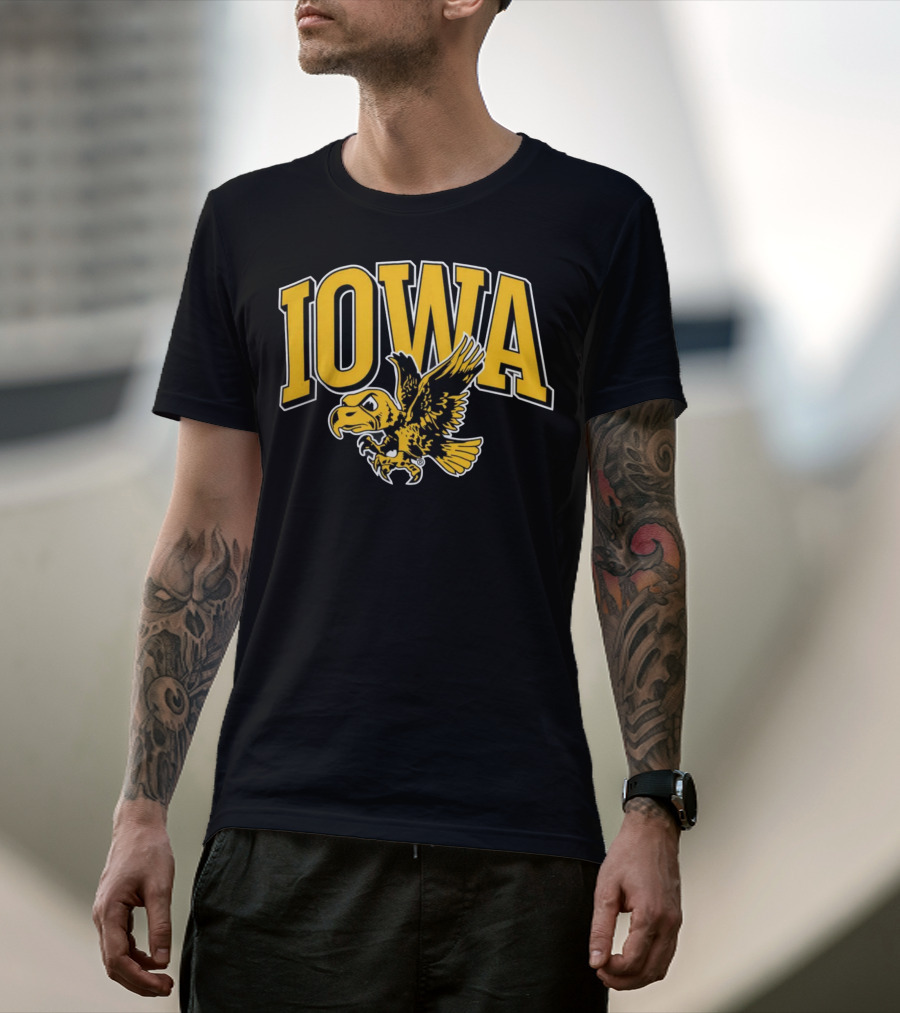Homefield Apparel Iowa The Hawk Vintage T-Shirt