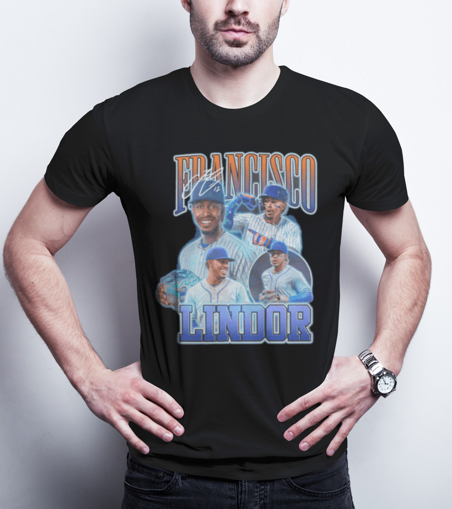 Francisco Lindor Signature Series Baseball Player T-Shirt