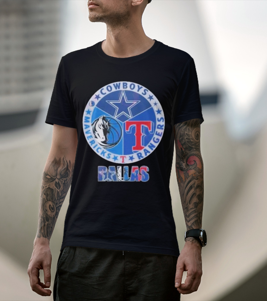 Dallas Cowboys Mavericks Rangers T-Shirt