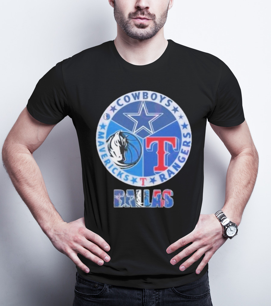 Dallas Cowboys Mavericks Rangers T-Shirt