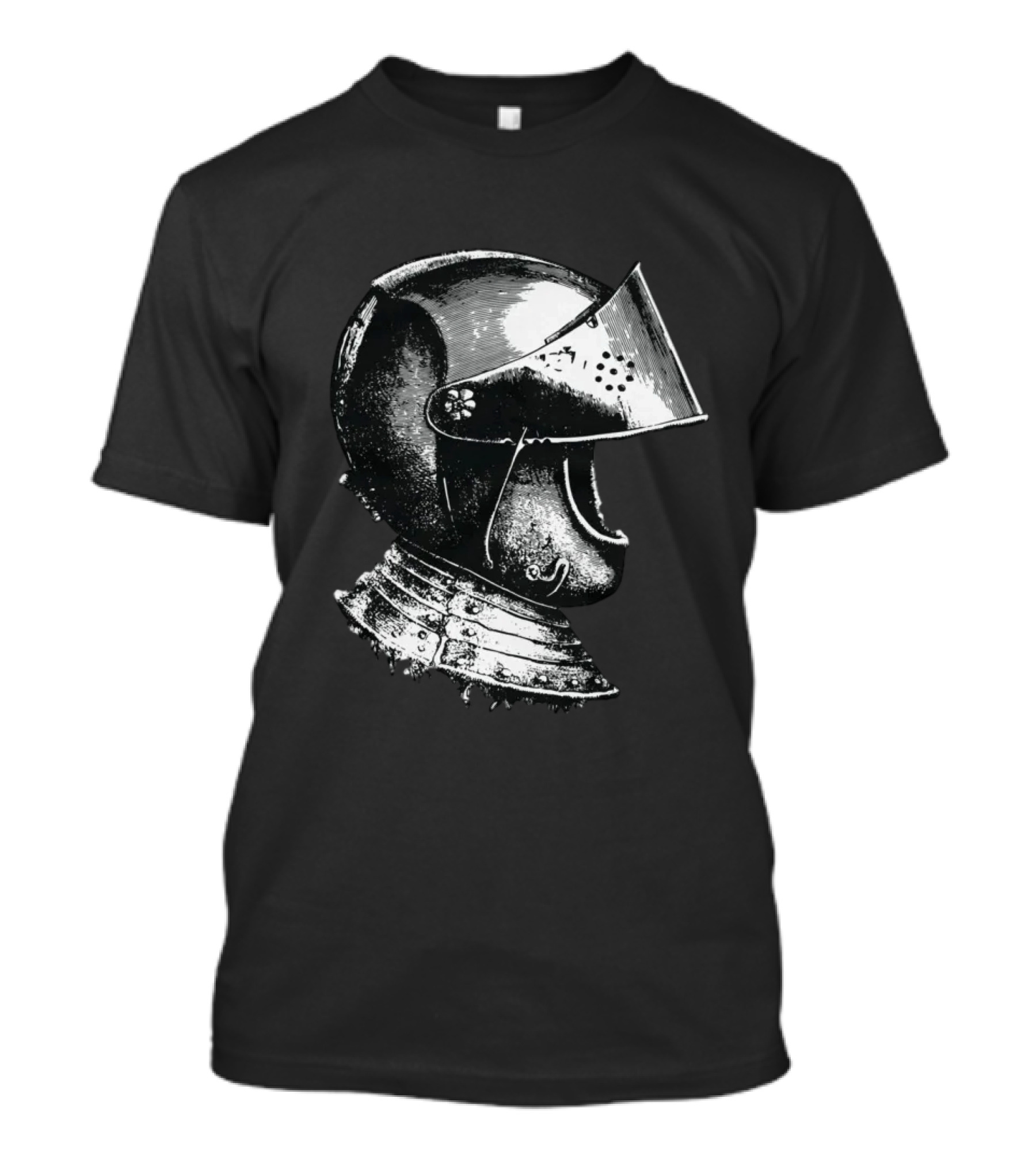 A Knight Helmet Medieval Armor T-Shirt