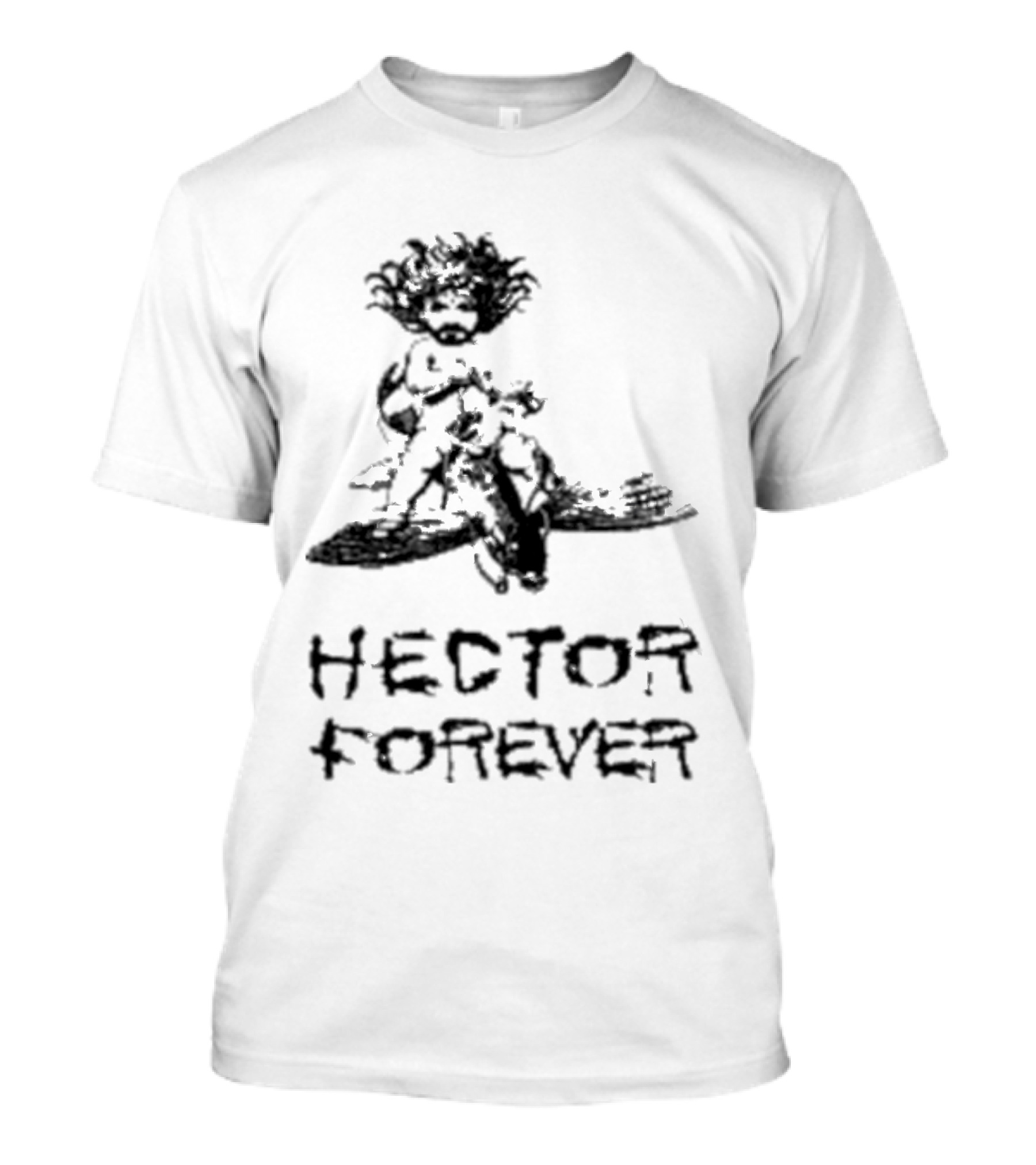 Hector Forever Fish Cherub Statue T-Shirt