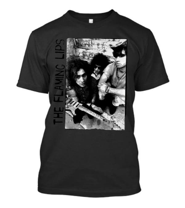 The Flaming Lips She Don’t Use Jelly Black And White Band Photo T-Shirt