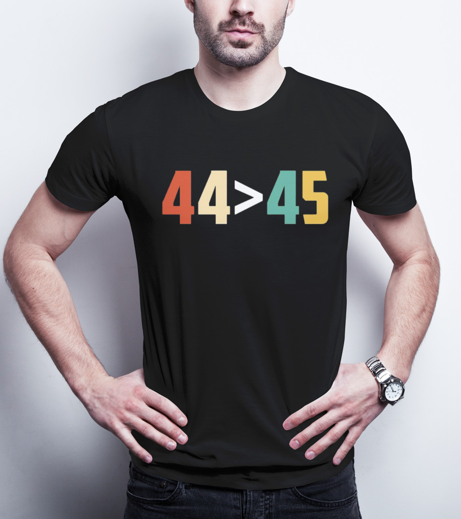 44 Greater Than 45 Retro Colors T-Shirt