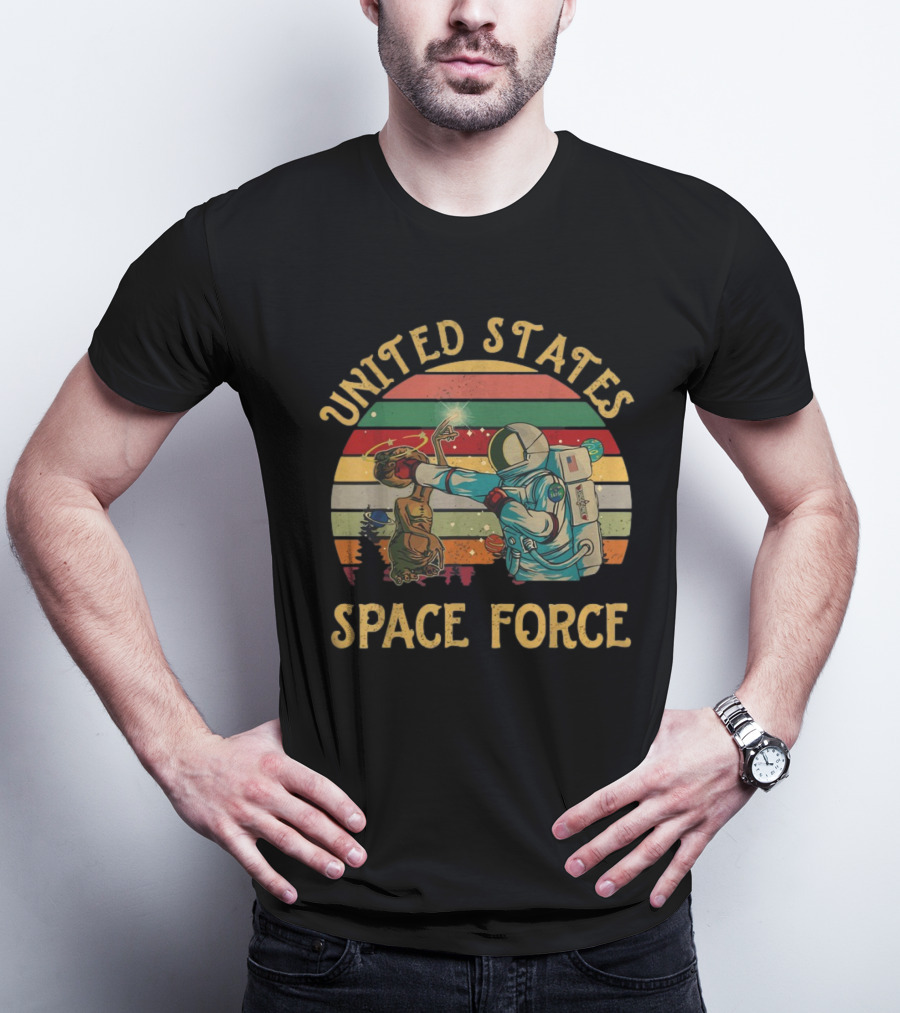 United States Space Force Alien Astronaut Encounter T-Shirt