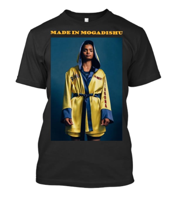 Made In Mogadishu Boxing Robe DAZN Athlete Promo T-Shirt