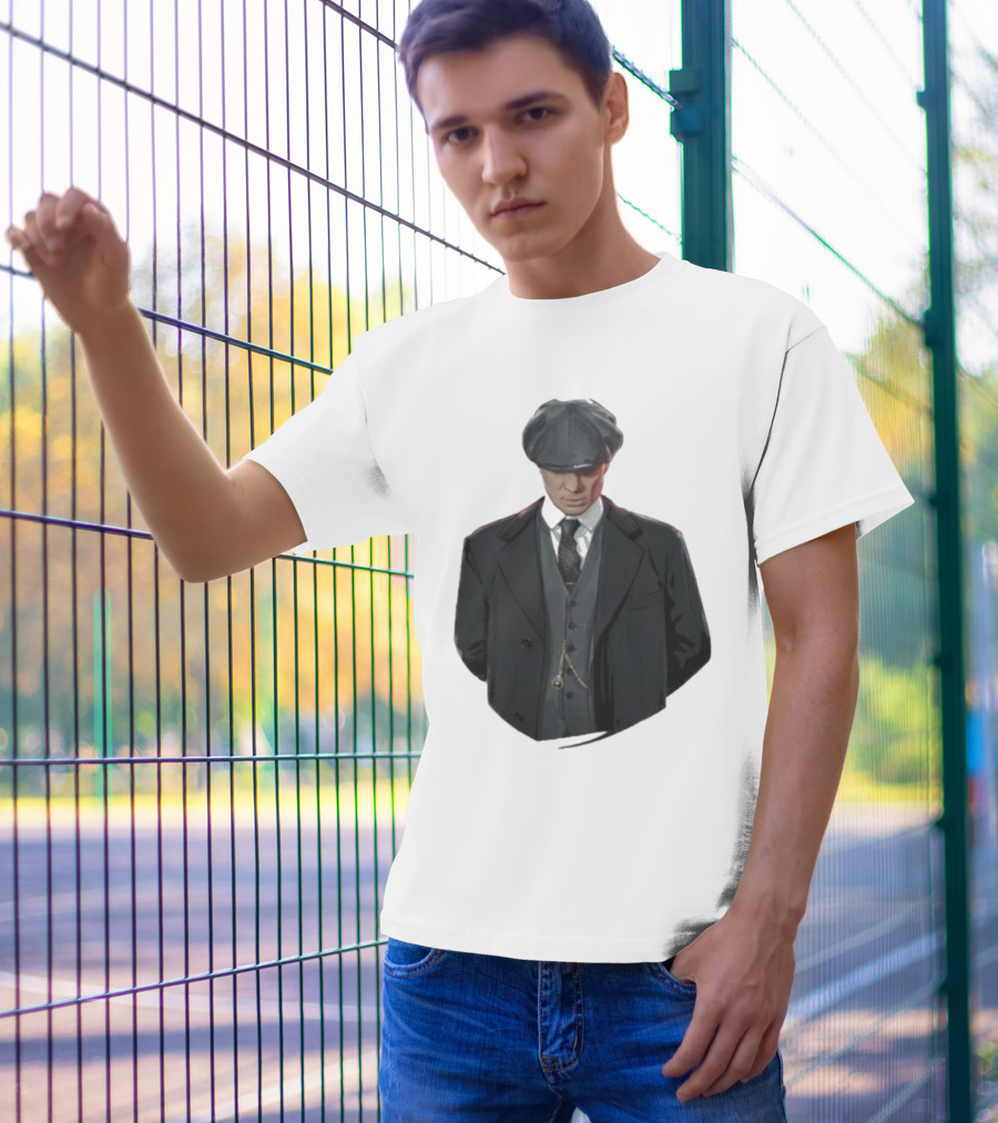 Peaky Blinders Thomas Shelby Suit And Cap Iconic T-Shirt
