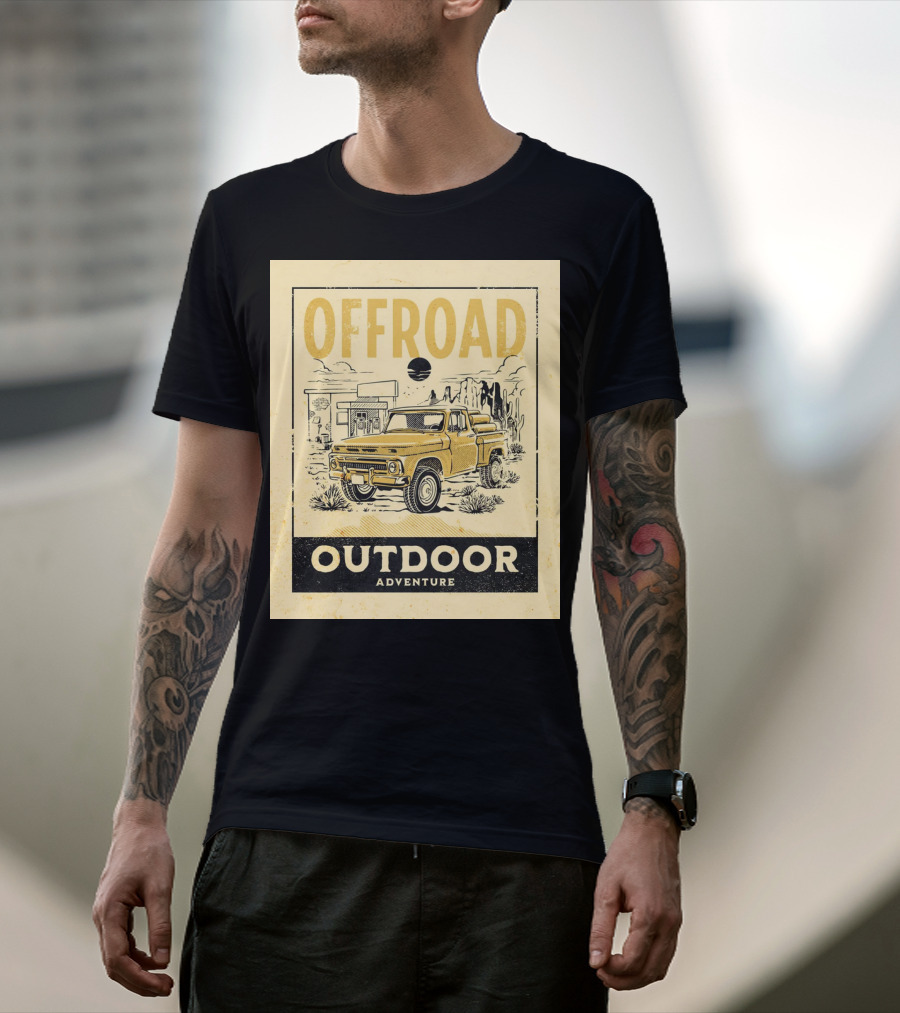Offroad Outdoor Adventure Pickup Truck T-Shirt