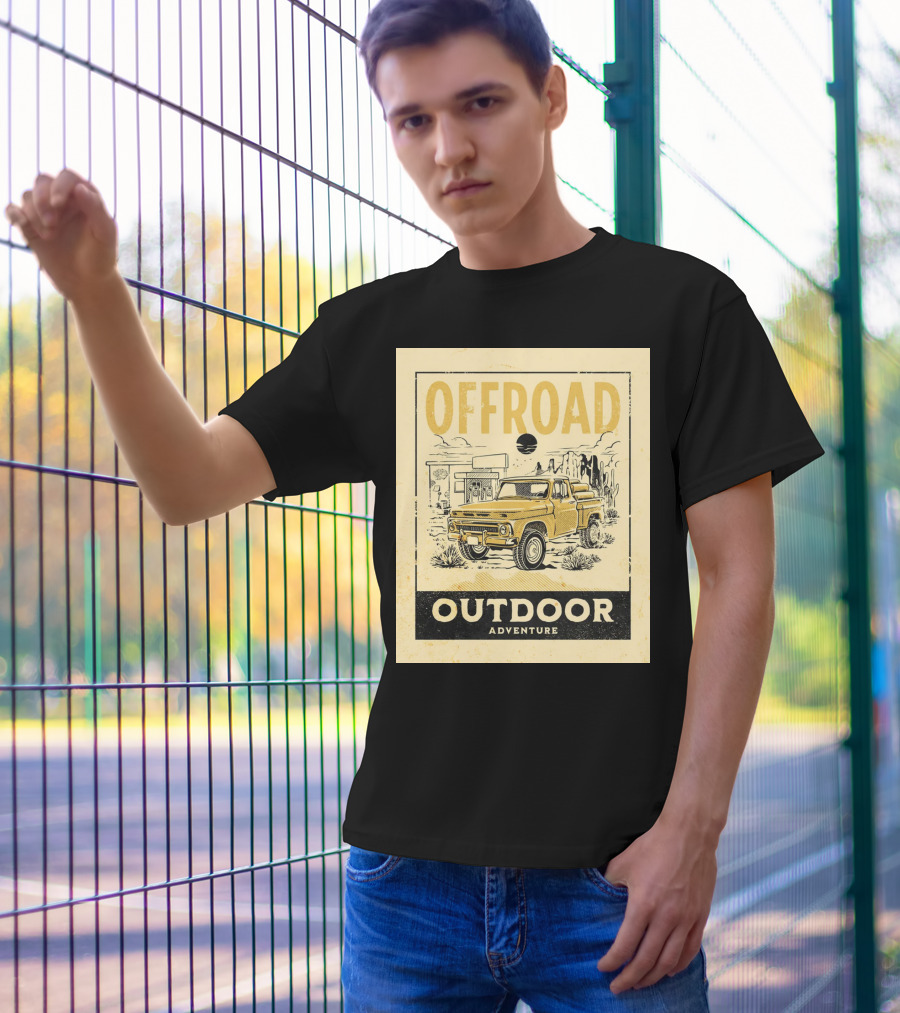 Offroad Outdoor Adventure Pickup Truck T-Shirt