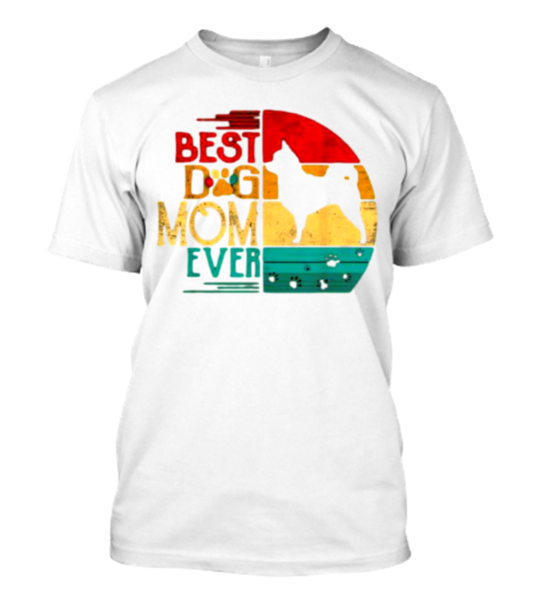 Best Dog Mom Ever Chihuahua Vintage Retro T-Shirt