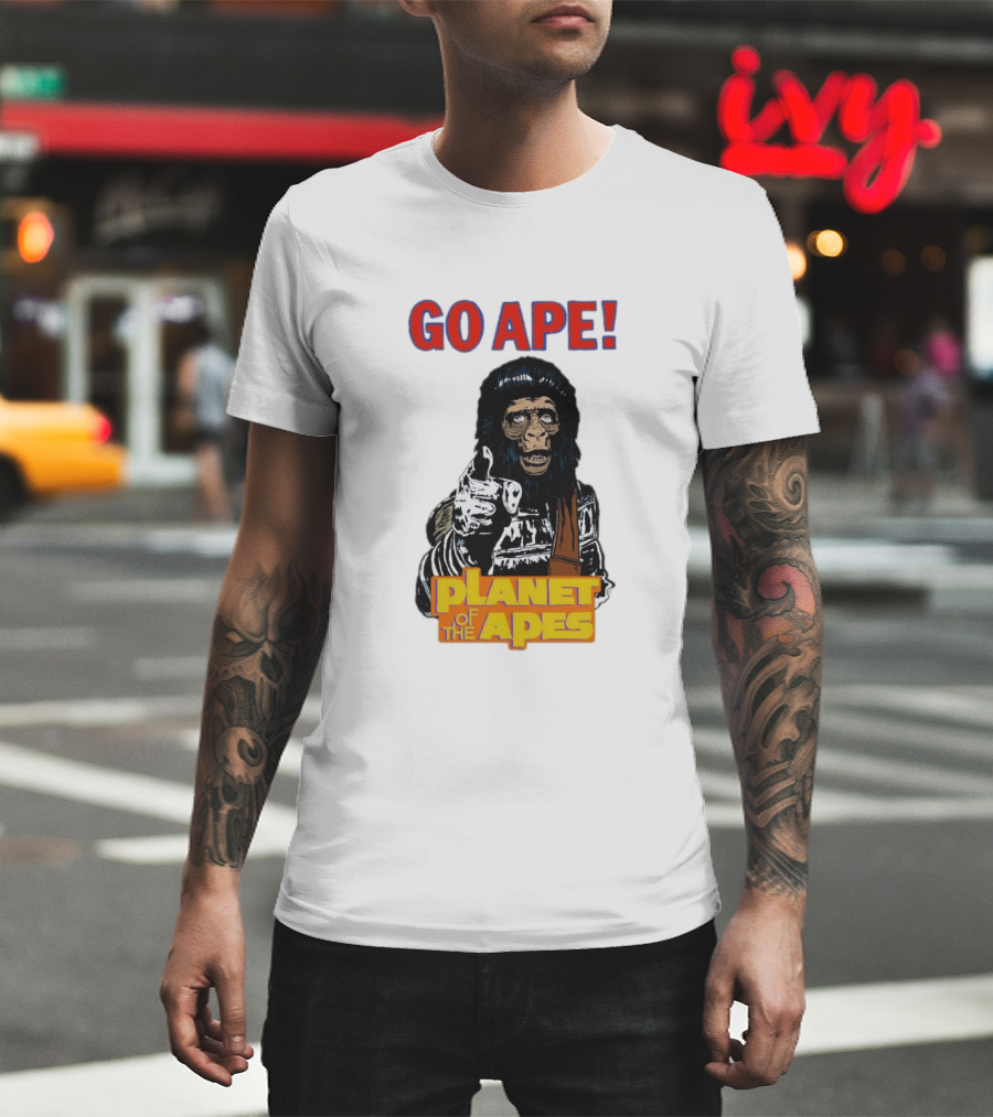Go Ape Planet Of The Apes Iconic Mashup T-Shirt