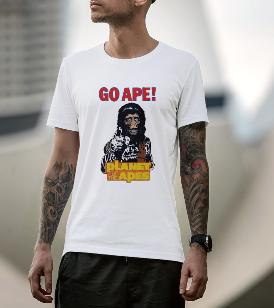 Go Ape Planet Of The Apes Iconic Mashup T-Shirt