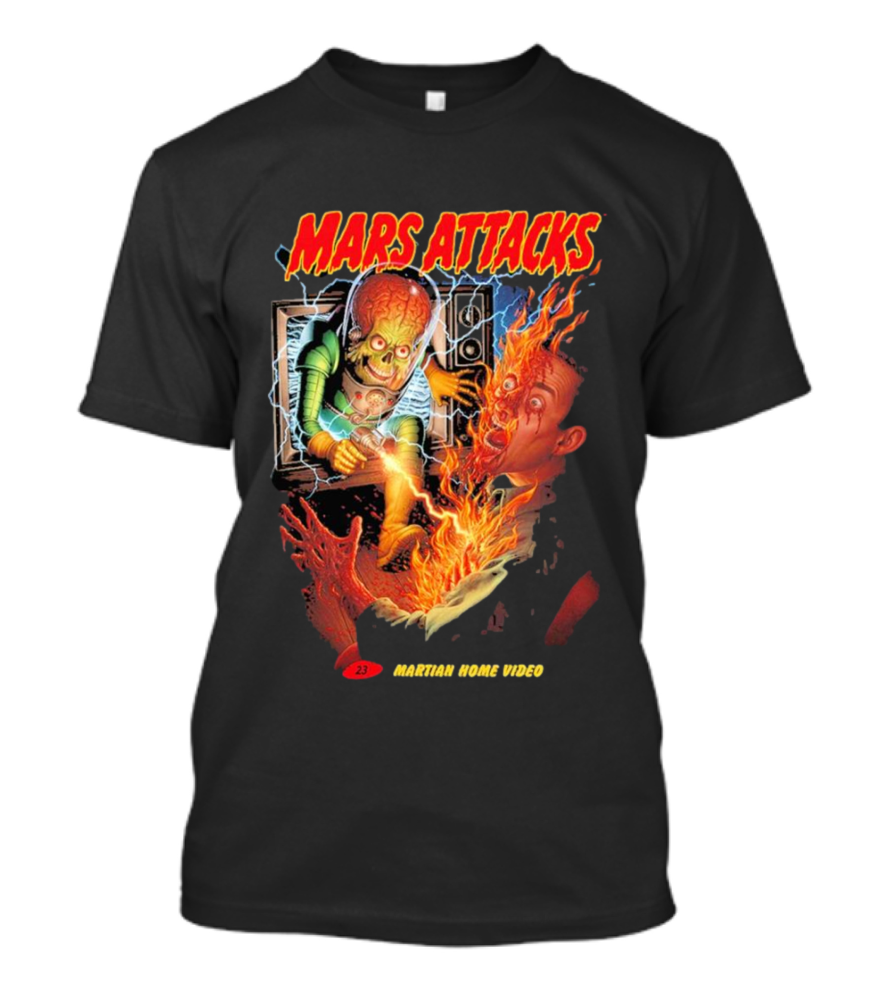 Mars Attacks Martian Home Video 23 T-Shirt