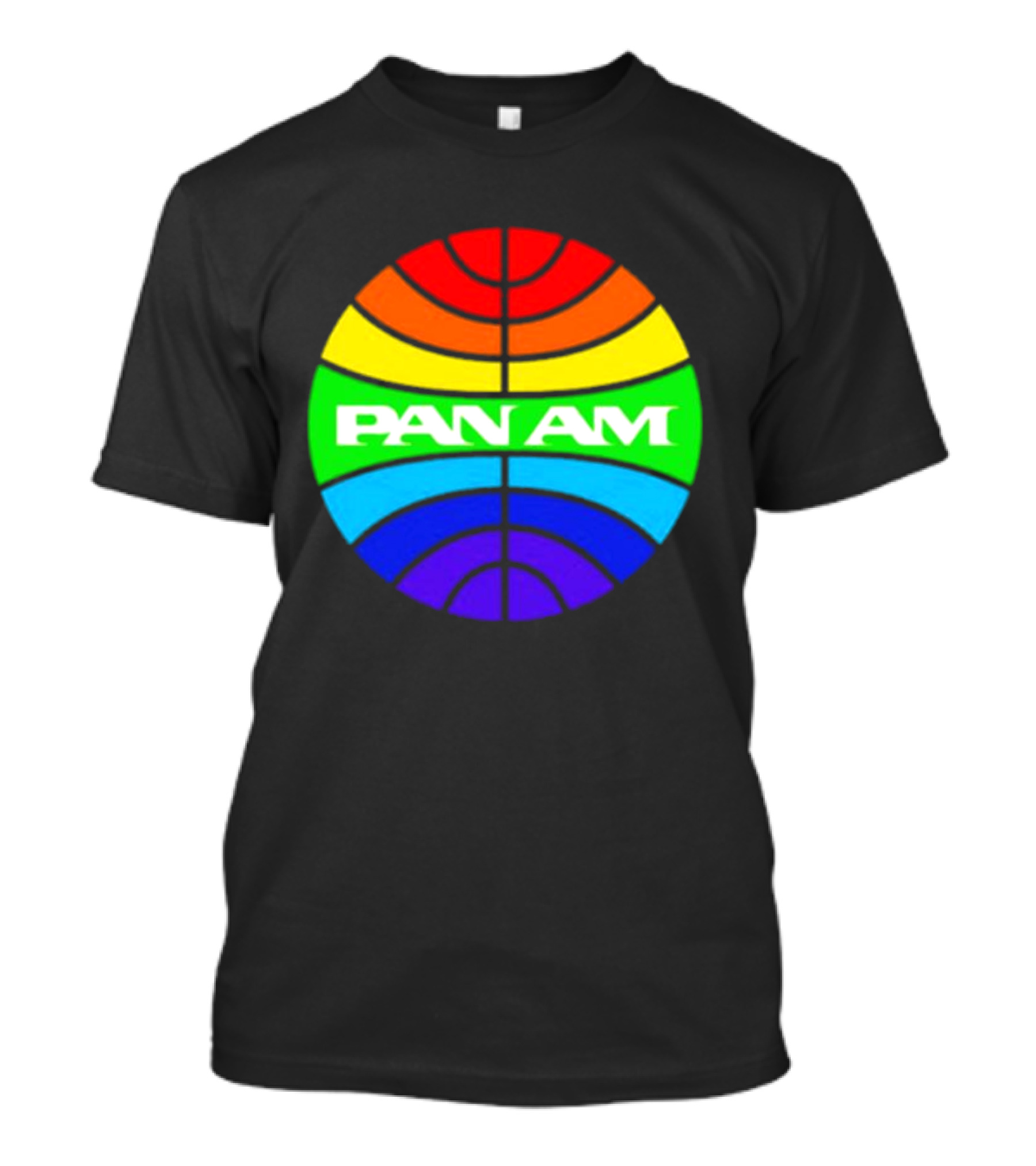 Pan Am Rainbow Circular Emblem T-Shirt