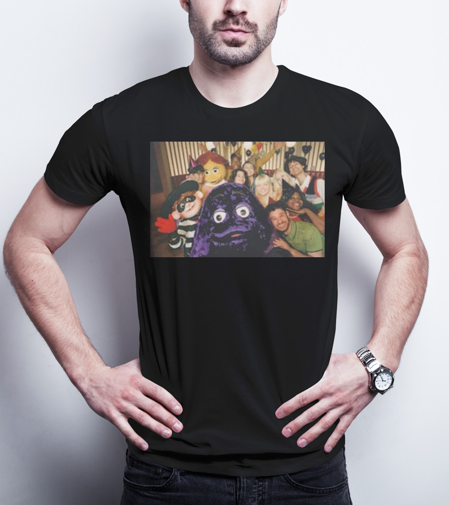 Hbd Funny Face Grimace McDonald's T-Shirt
