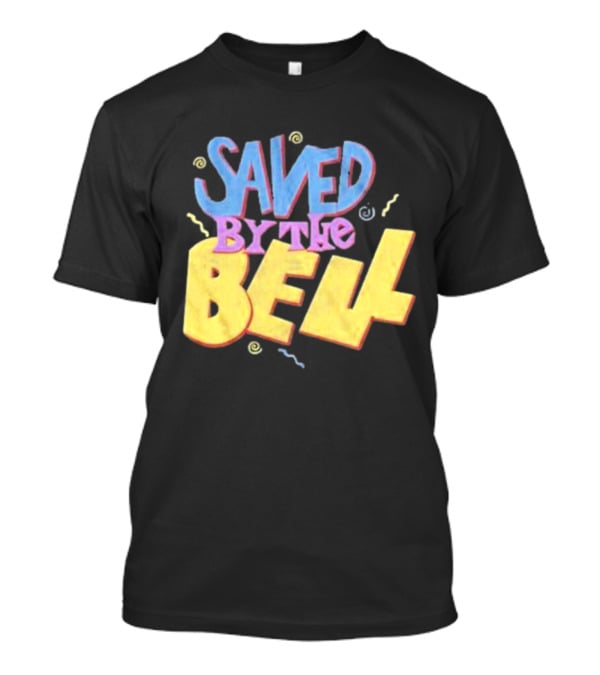 Saved By The Bell 90s Retro Faded Squiggles T-Shirt