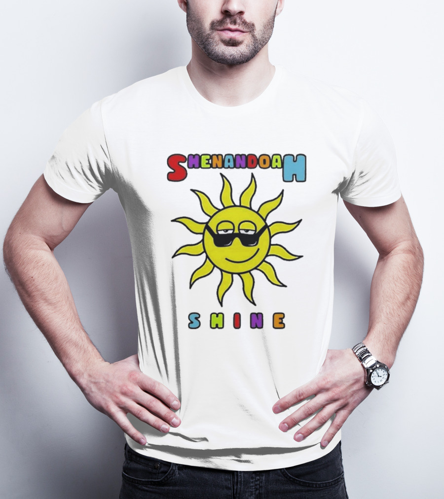 Shenandoah Shine Merch Sunshine Sun With Sunglasses T-Shirt