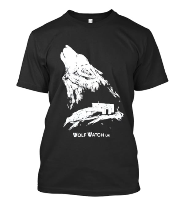 Wolf Watch UK Howling Wolf Nature Scene T-Shirt