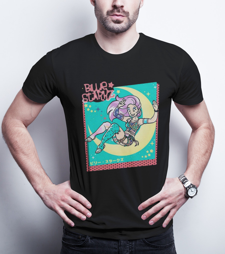 Billie Starkz All Elite Wrestling Moon Jump T-Shirt