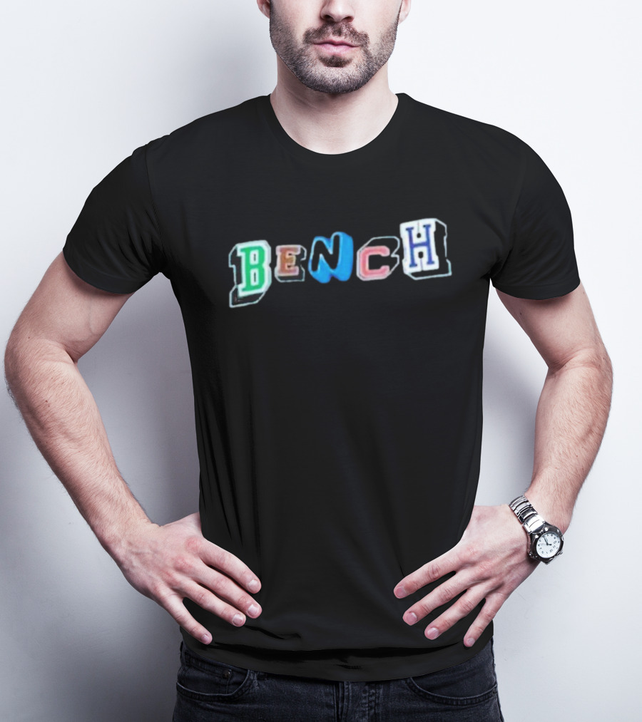 Sunoo Bench Colorful Lettering T-Shirt