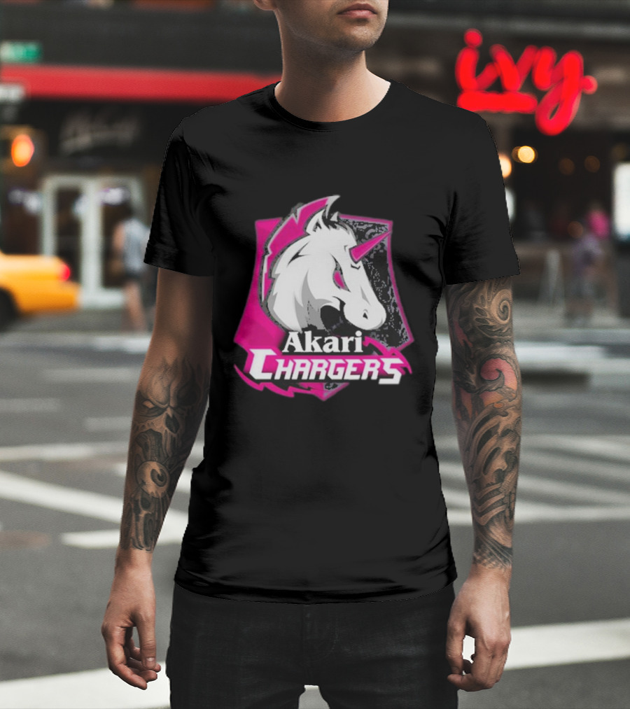 Unicorn Fifi Sharma Akari Chargers T-Shirt