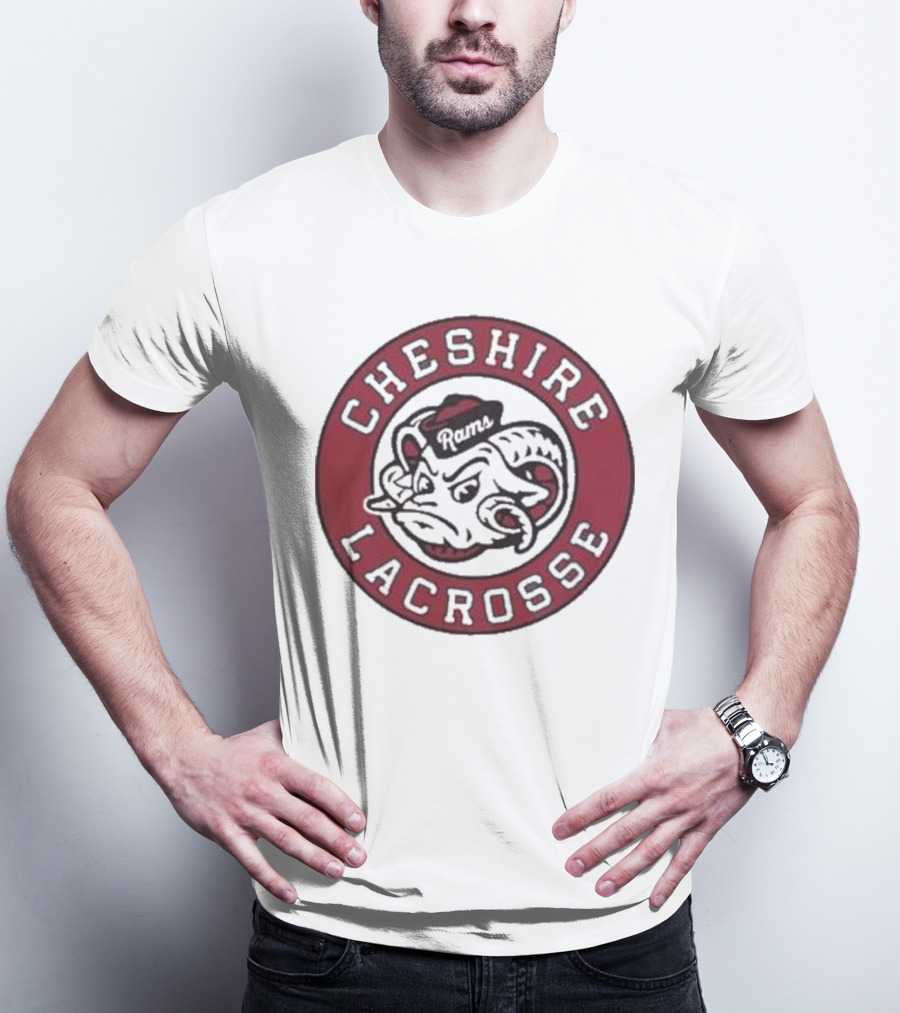 Cheshire Rams Lacrosse Team Emblem T-Shirt