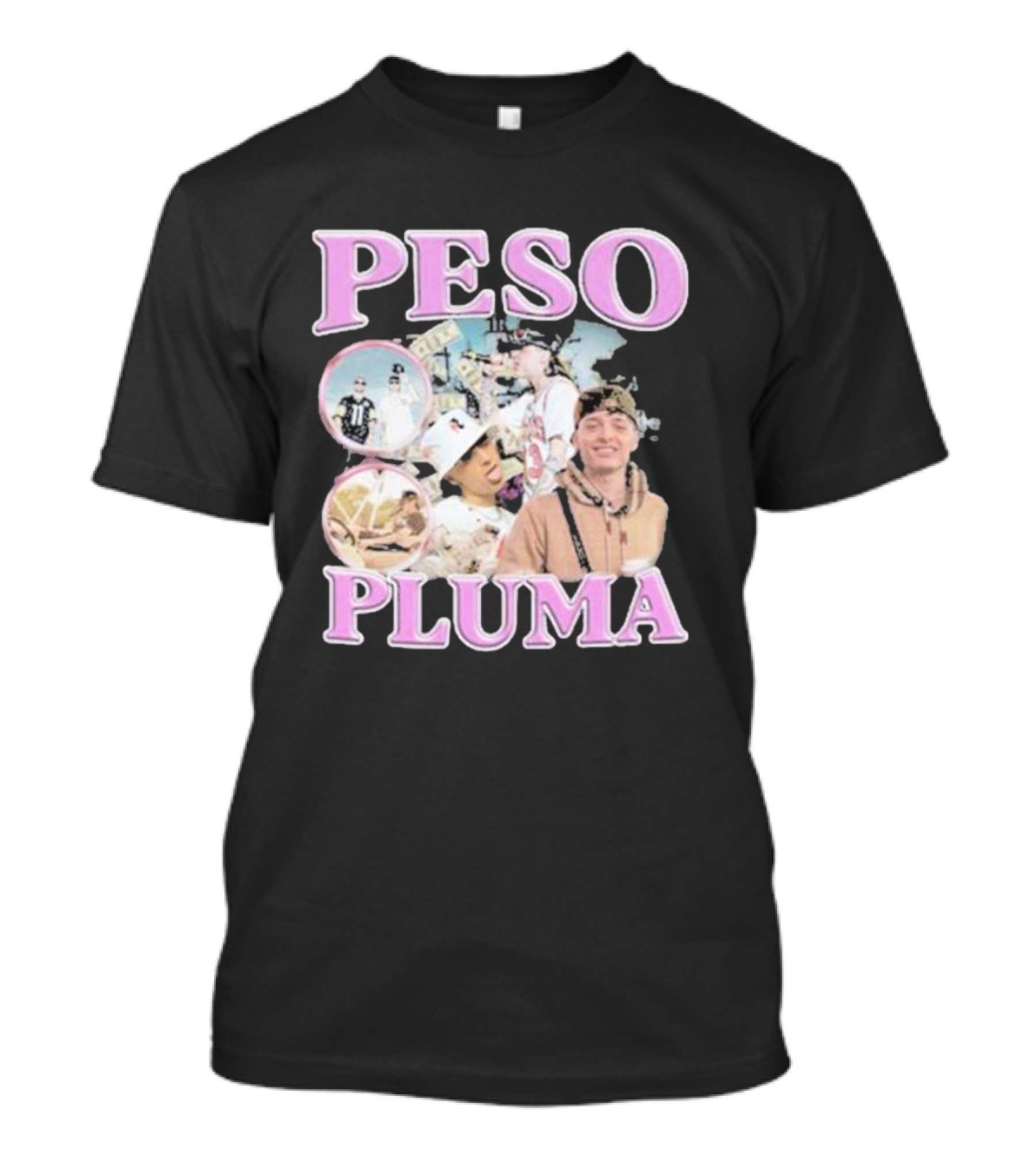 Peso Pluma Pink Collage T-Shirt