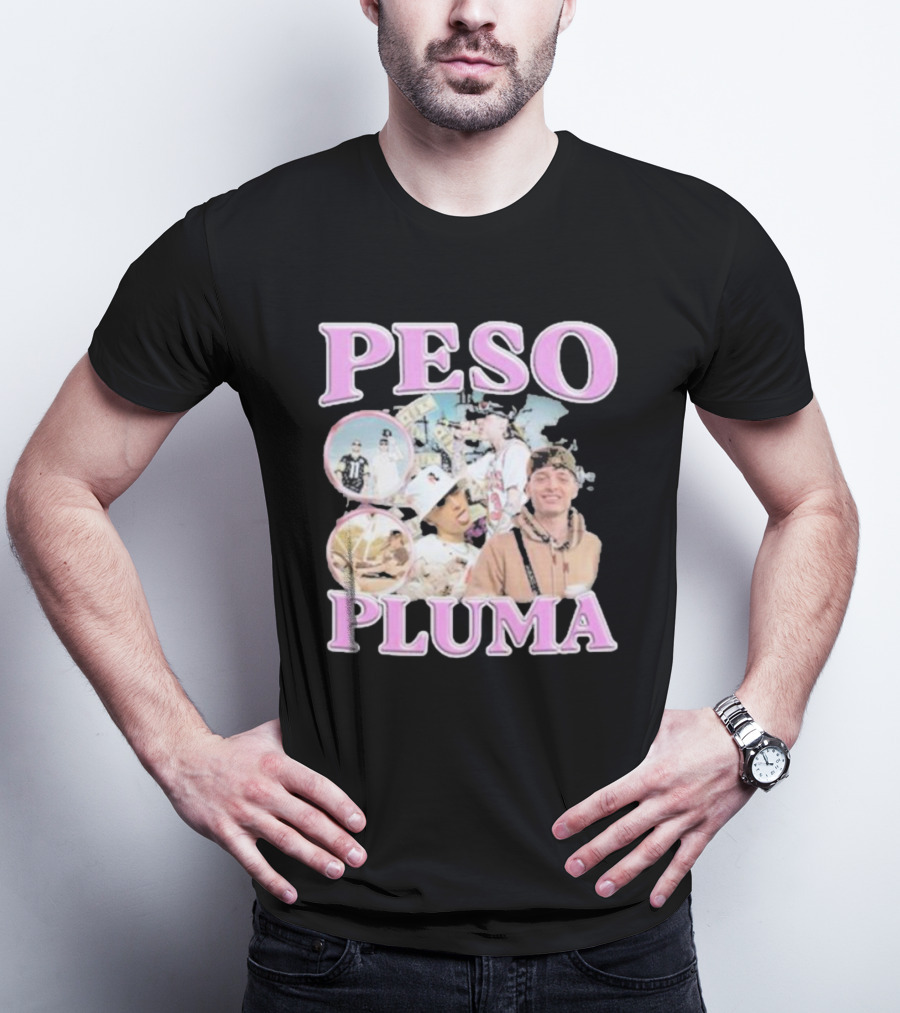 Peso Pluma Pink Collage T-Shirt