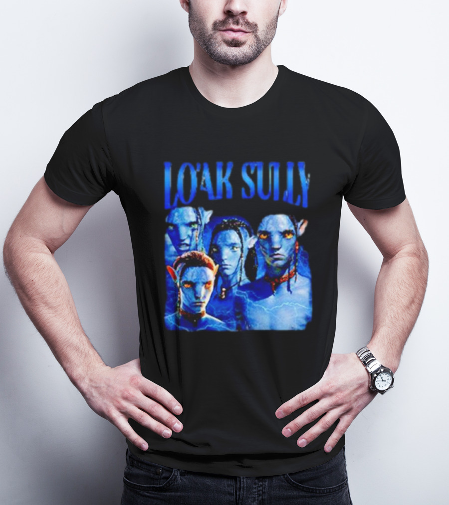 Lo'ak Sully Avatar Characters Blue Na'vi T-Shirt