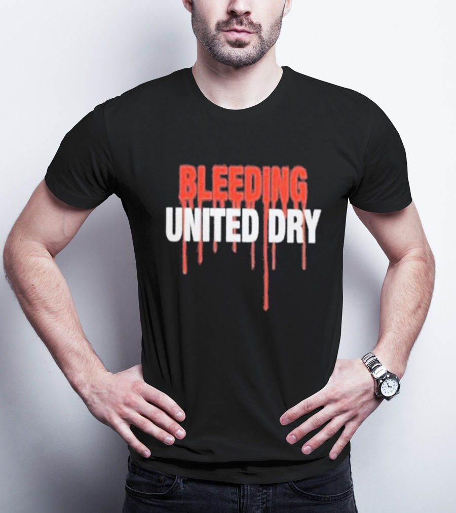Bleeding United Dry Dripping Red T-Shirt
