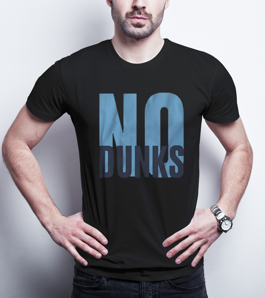 No Dunks Podcast Merchandise Blue T-Shirt